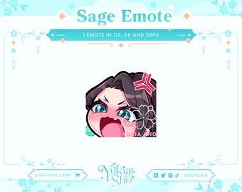 Yes Daddy Sage Valorant Animated Emote, Sage Twitch Animated Emote ...