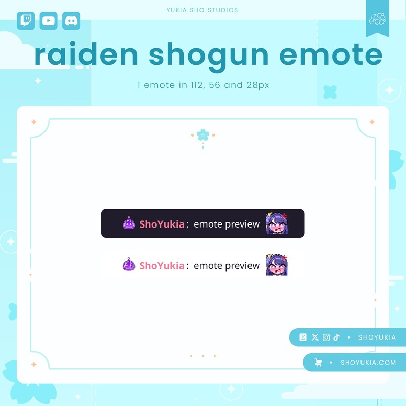Twitch Emote : Raiden Shogun Angry | Genshin Impact Emote Pack for ...