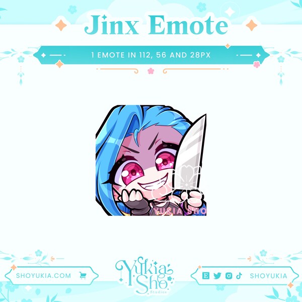 Jinx Emotes Pack - Etsy