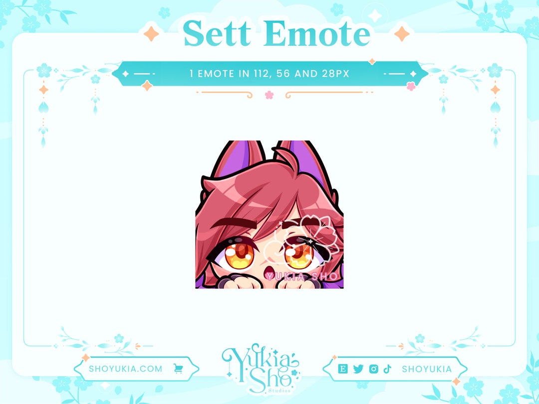 Sett Peek Twitch Emote | Streamer Emotes | Discord Emotes | Stream ...