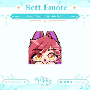 Sett Peek Twitch Emote | Streamer Emotes | Discord Emotes | Stream ...