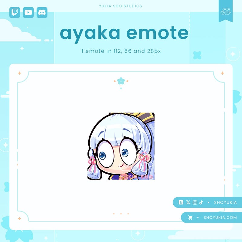 Ayaka Discord - Etsy
