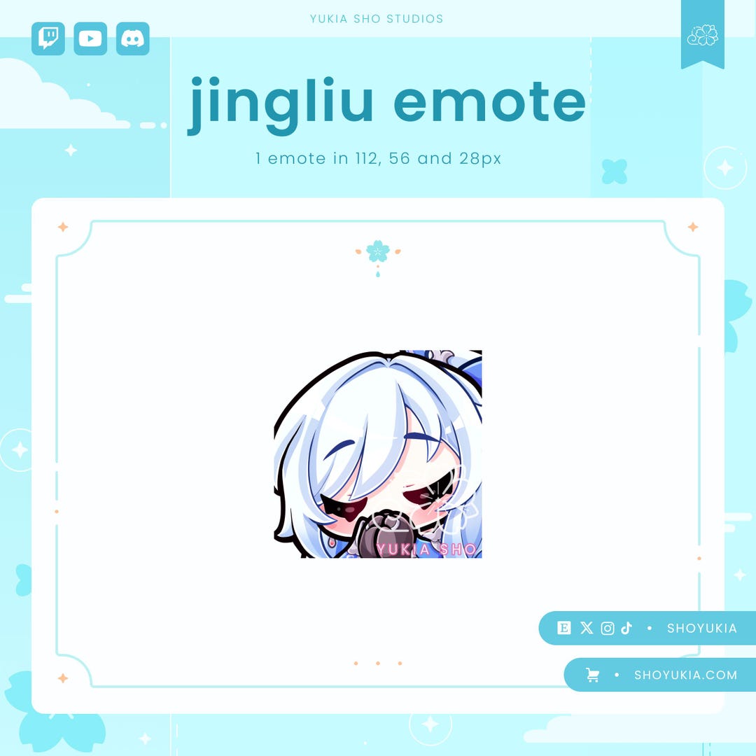 Twitch Emote: Jingliu Pray | Honkai Star Rail Emotes for Discord ...