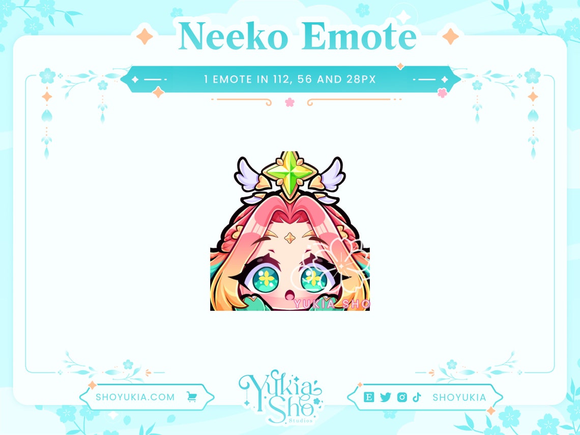 Star Guardian Neeko Peek Emote for Twitch/discord/youtube Custom Twitch ...