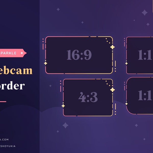 Twitch Web Cam Overlay - Etsy