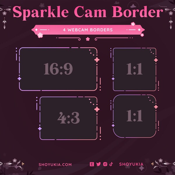 Webcam Border - Etsy