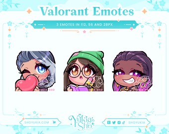 Clove Twitch Emote Pack Valorant Valo Emote Cute Emotes Discord Emotes ...