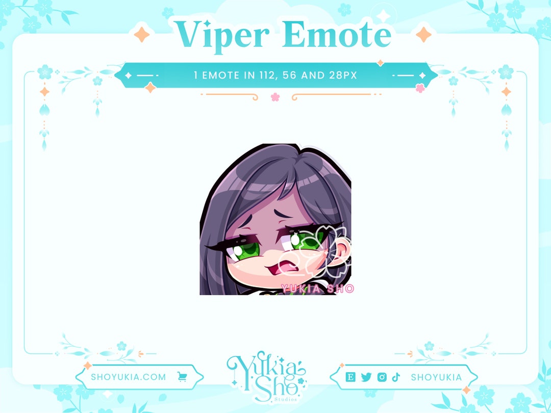 Viper Digust Emote para Twitch/Discord/YouTube / Gestos de Twitch ...