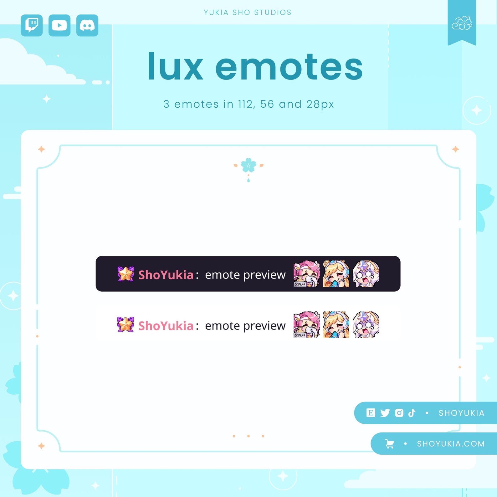 Lux Twitch Emote Pack | Lol Emotes for Discord & Streaming - Etsy