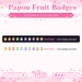 KH Papou Fruit Sub Badges for Twitch/youtube/discord Bit Badges Twitch ...