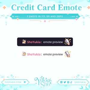 Credit Card Twitch Emote (tanned) | Cute Twitch Emotes | Discord Emotes ...