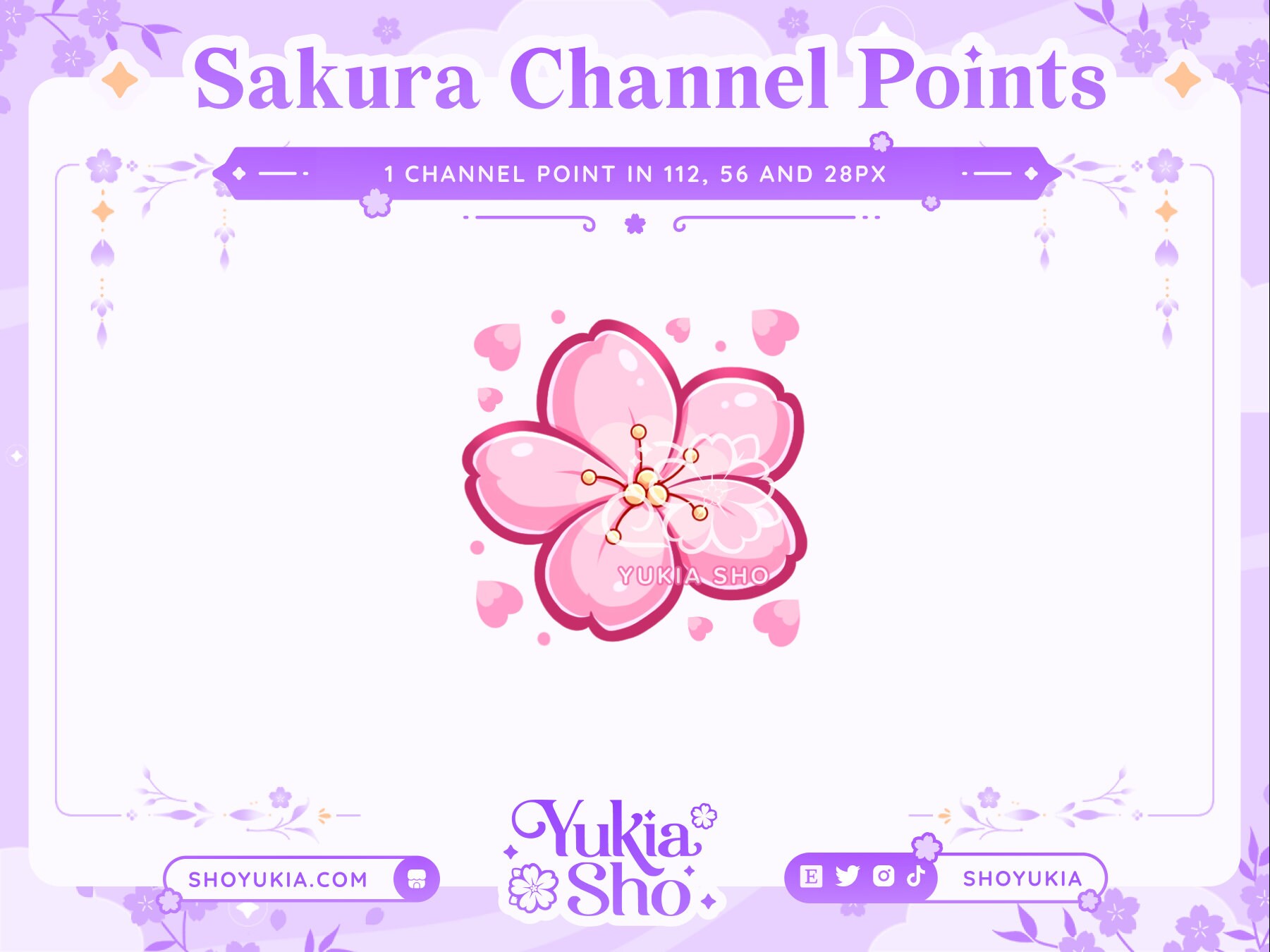 Sakura pink Channel Points for Twitch Twitch Channel Point - Etsy Hong Kong