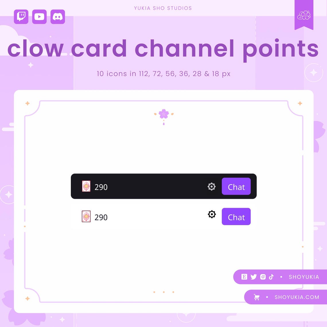 CC Clow Cardtwitch Channel Point Icon | Emotes, Sub Badges for Discord ...