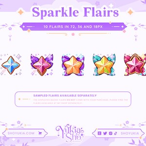Star Guardian set 1 Sub Badges for Twitch/youtube/kick/discord Bit ...