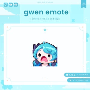 Twitch Emote : Gwen | Lol Emote Pack for Discord, Youtube & Tiktok - Etsy