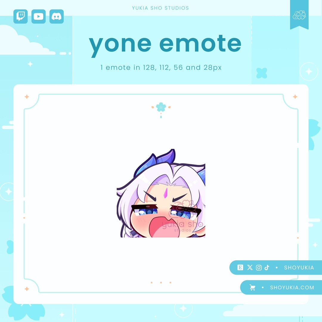 Yone Angry Twitch Emote | Cute Lol Emote Pack for Streamers, Youtube ...