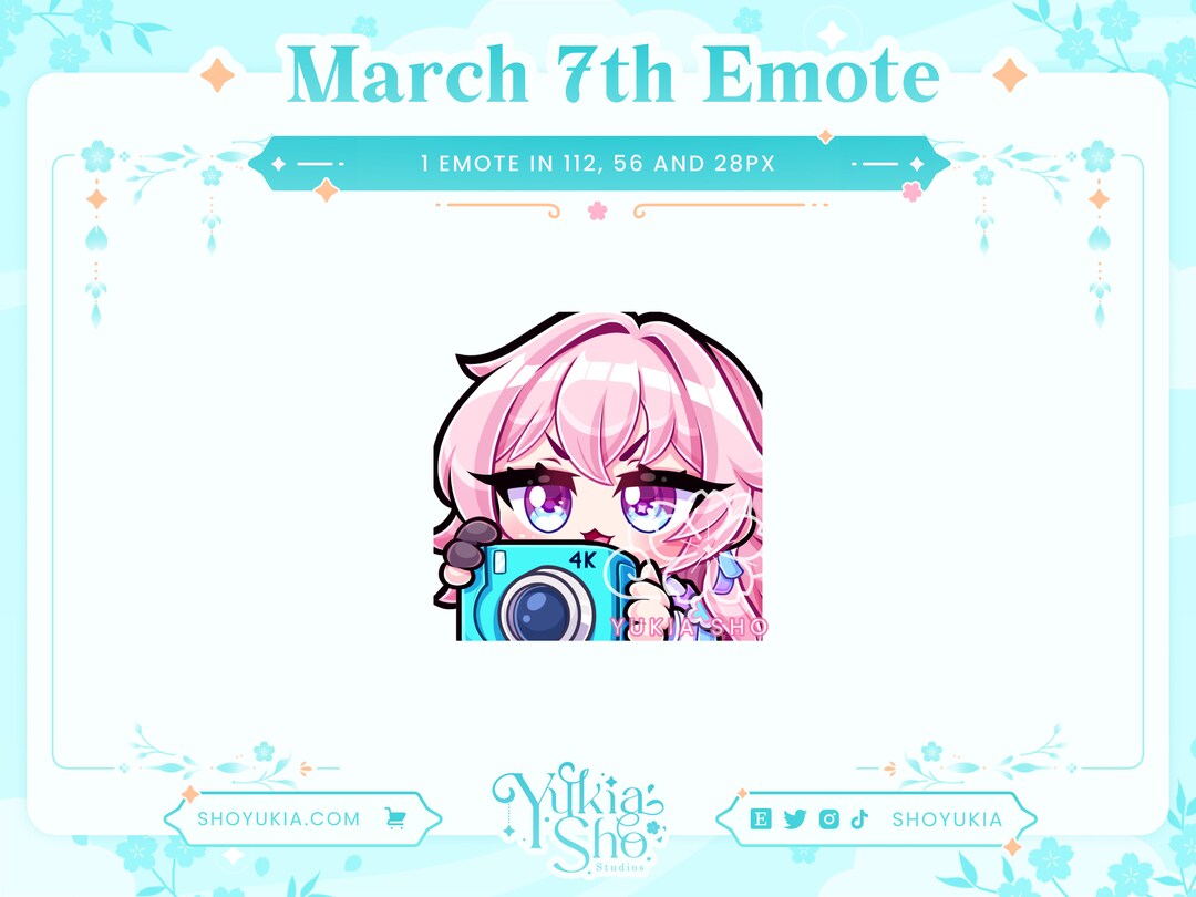 March Caught in 4K Twitch Emote Custom Twitch Emote Discord Emote ...