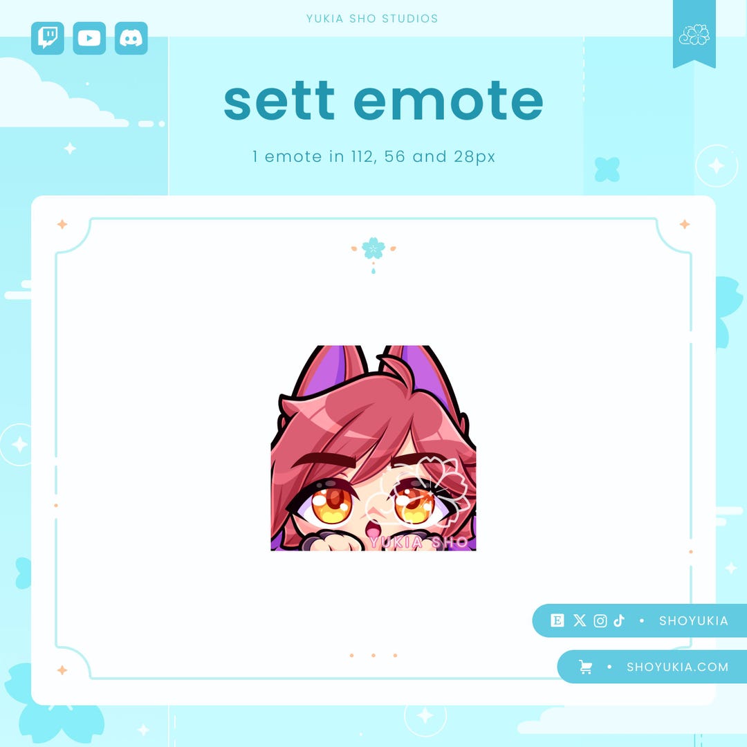 Twitch Emote: Sett Peek | Lol Emote Pack for Discord, Youtube & Tiktok ...