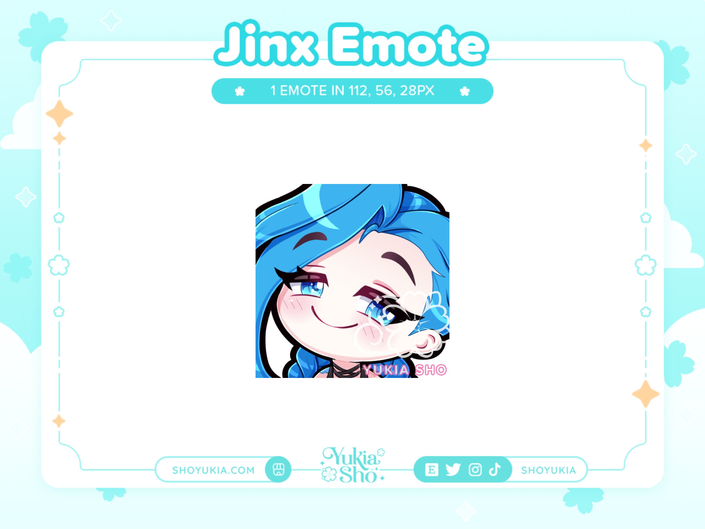 Jinx Smug Emote for Twitch/discord/youtube Custom Twitch - Etsy Canada