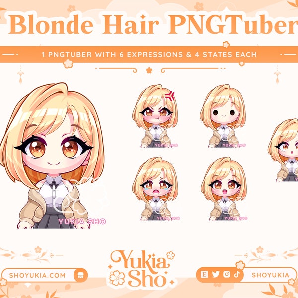 Short Hair Vtuber - Etsy
