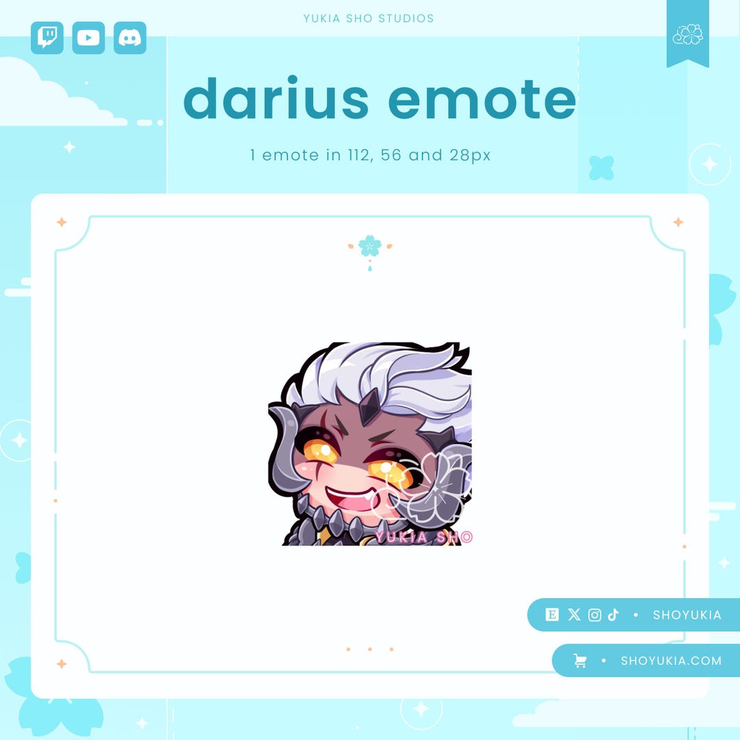Darius Smug Twitch Emote | Streamer Emotes | Discord Emotes | Stream ...