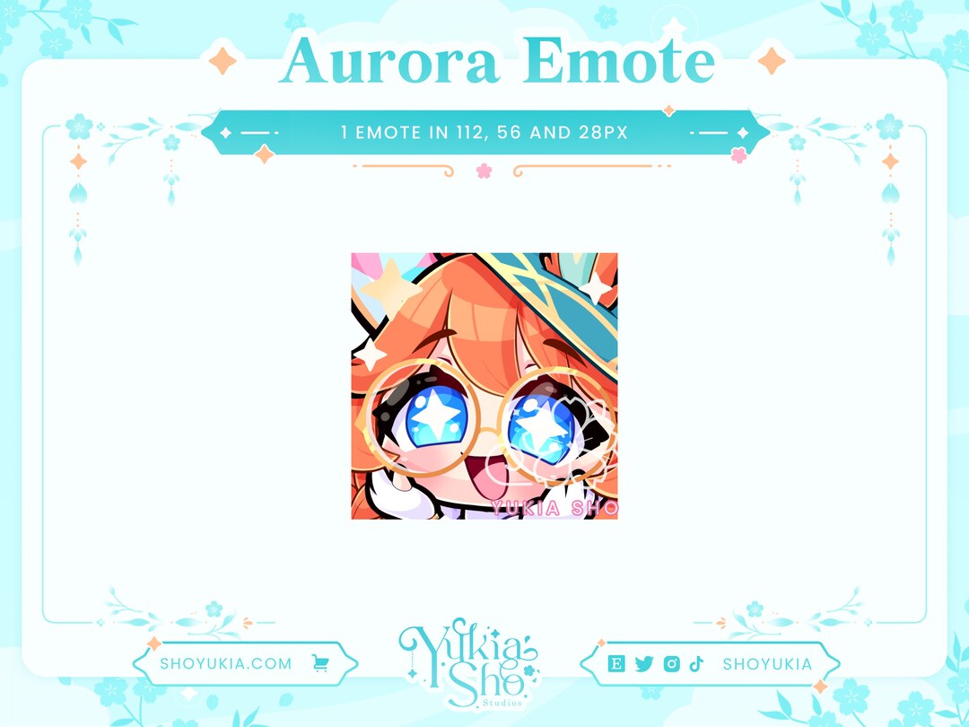 Aurora Wow Twitch Emote Streamer Emotes Discord Emotes Stream Graphics ...