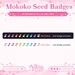 Mokoko Seed Sub Badges for Twitch/youtube/kick/discord Bit Badges ...