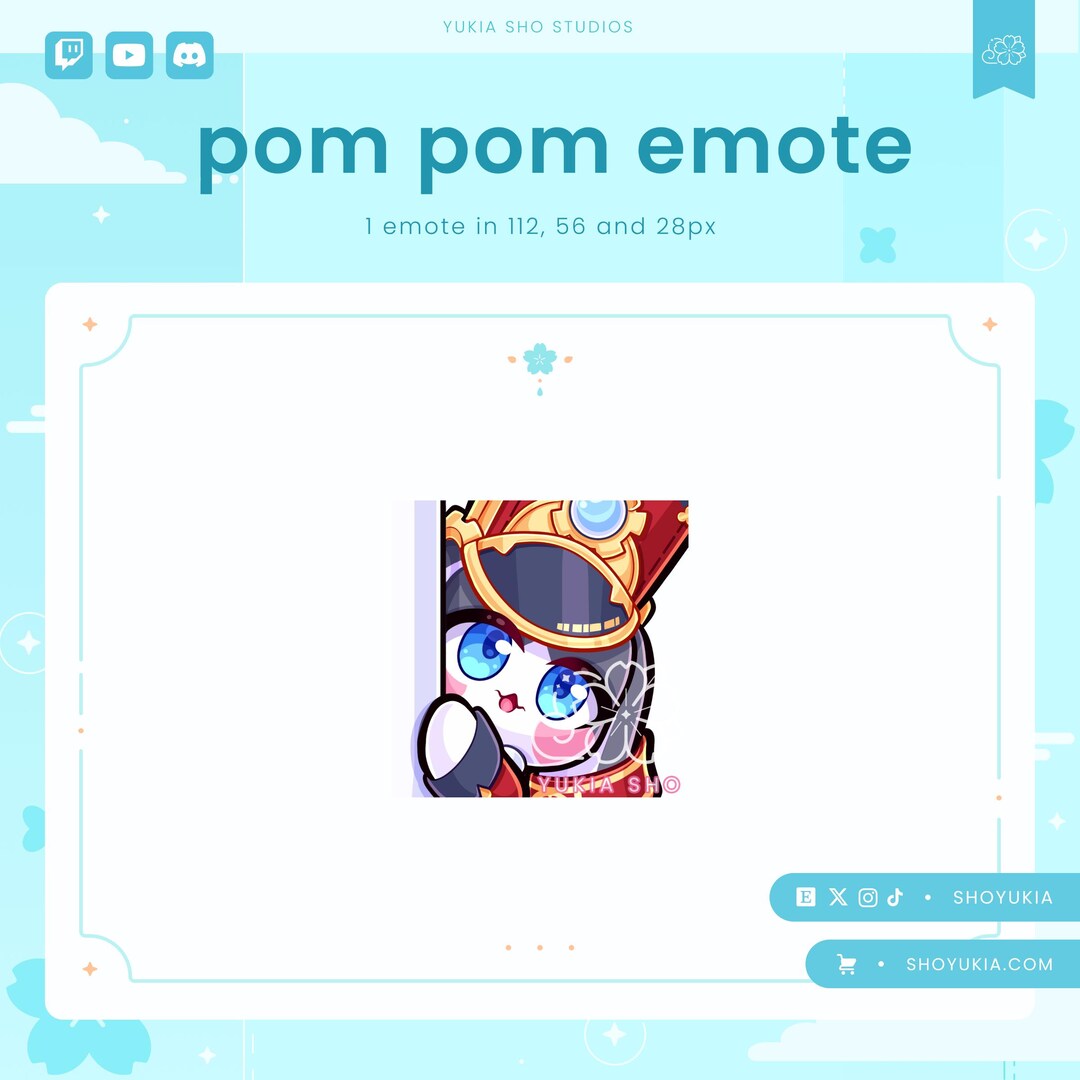 Twitch Emote: Pom Pom Lurk | Honkai Star Rail Emotes for Discord ...