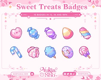 Star Sub Badges Set for Twitch/discord/youtube Bit Badge - Etsy