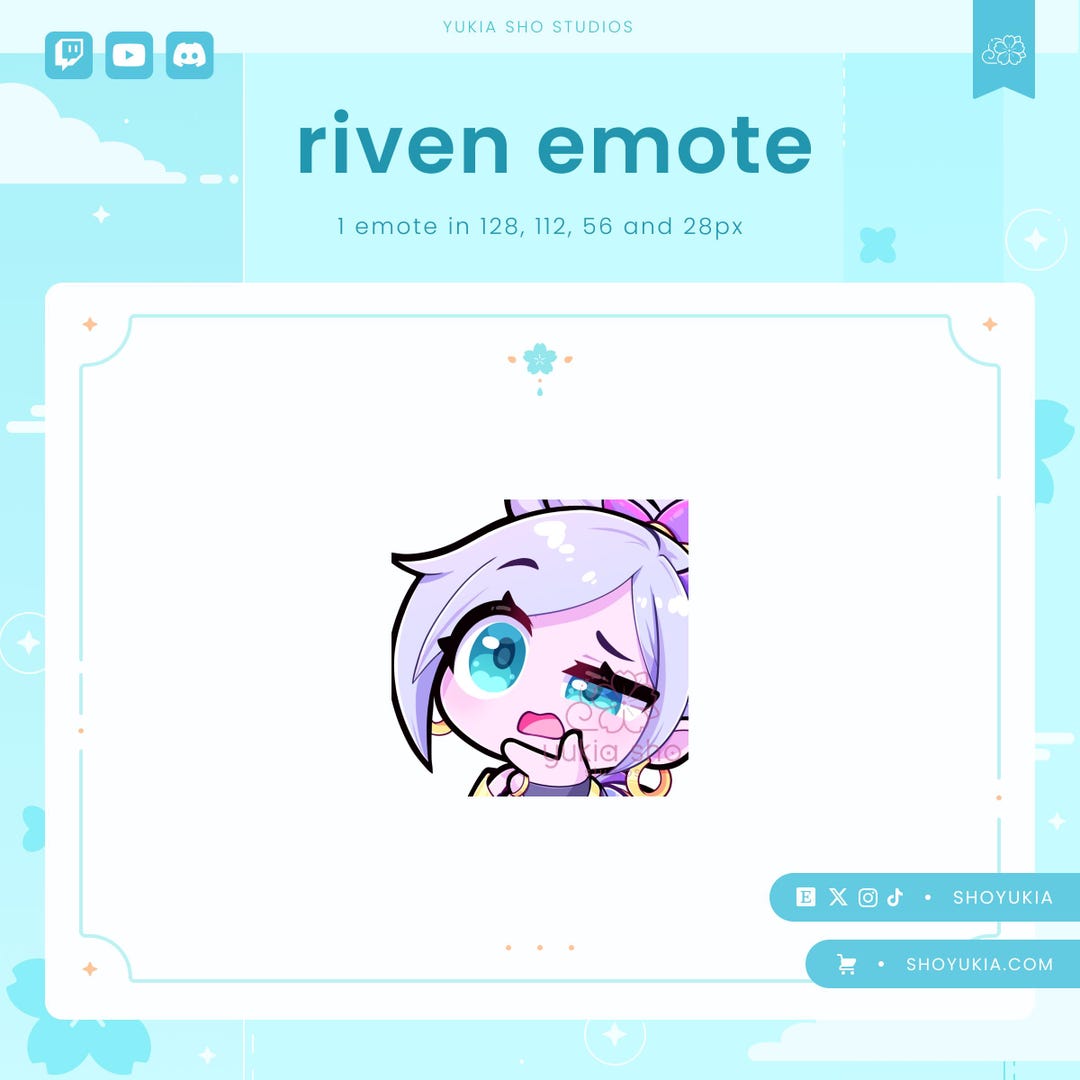 Twitch Emote: Riven Huh | LoL Emote Pack für Discord, YouTube & TikTok ...