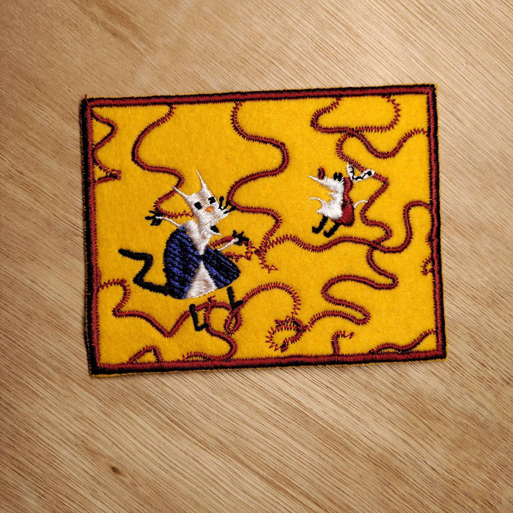 Worker Vs Parasite Simpsons Felt Patch 4" - Etsy