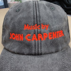 Music by John Carpenter Cap - Etsy