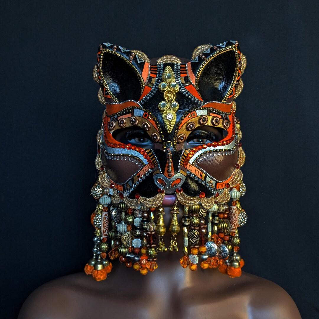 Bespoke Handmade Persian Princess Cat Carnival, Masquerade, Halloween ...