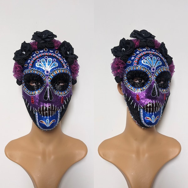 Day of the Dead Mask - Etsy