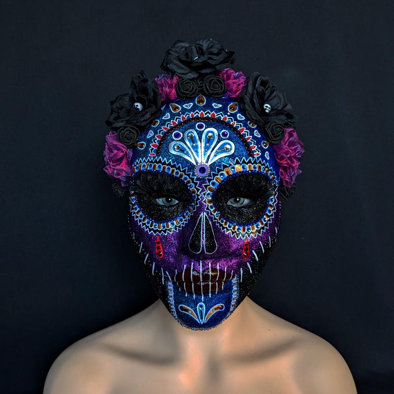 Day of the Dead Mask - Etsy