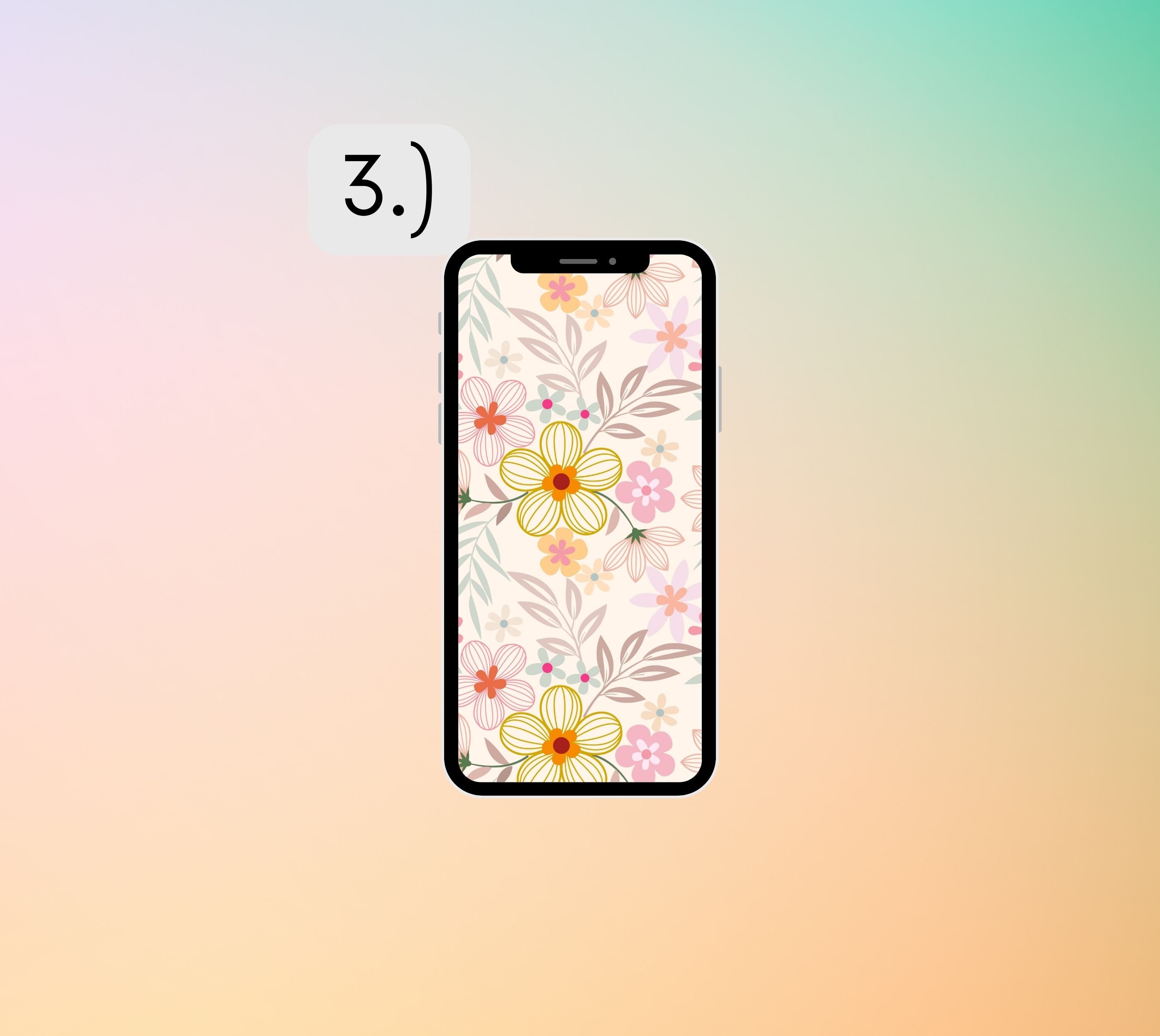 Spring Wallpaper Set of 4 for iPhone and Android Devices. iPhone ...