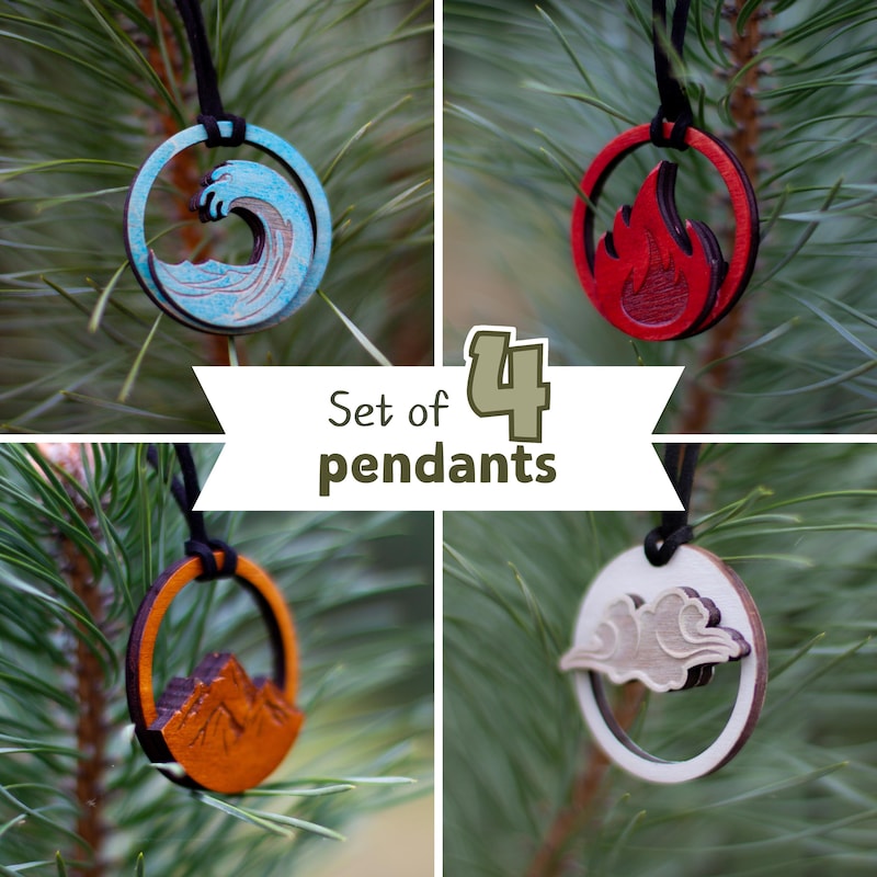 Elemental Pendant - Etsy
