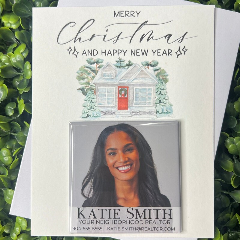 Realtor Christmas Cards - Etsy