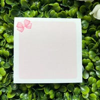Retro Pink Notepad | Pink Memopad - Etsy