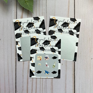 Graduation Party Scratch Game--graduation Lottery Game-grad Party ...