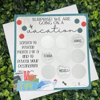 Surprise Trip Reveal Scavenger Hunt, Vacation Reveal Scavenger Hunt ...