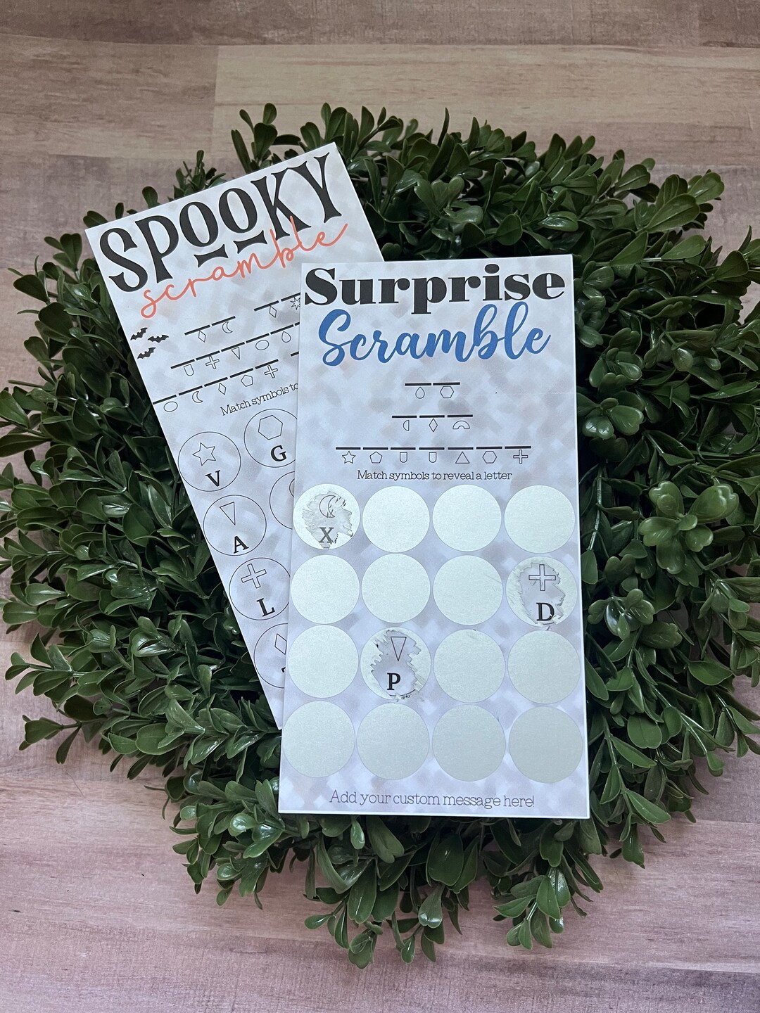 Surprise Scramble Scratch Ticket Scratch Card-scratch off - Etsy
