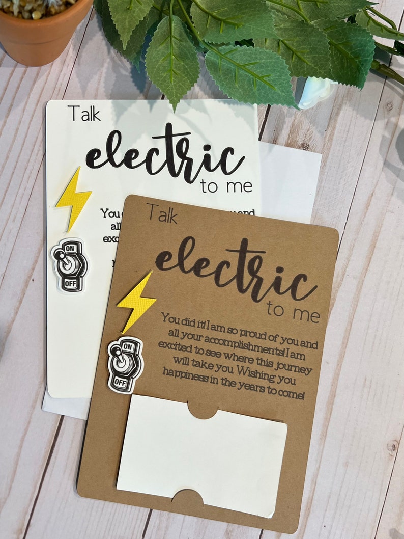 Electrician Trade School Graduation Cardelectrician - Etsy