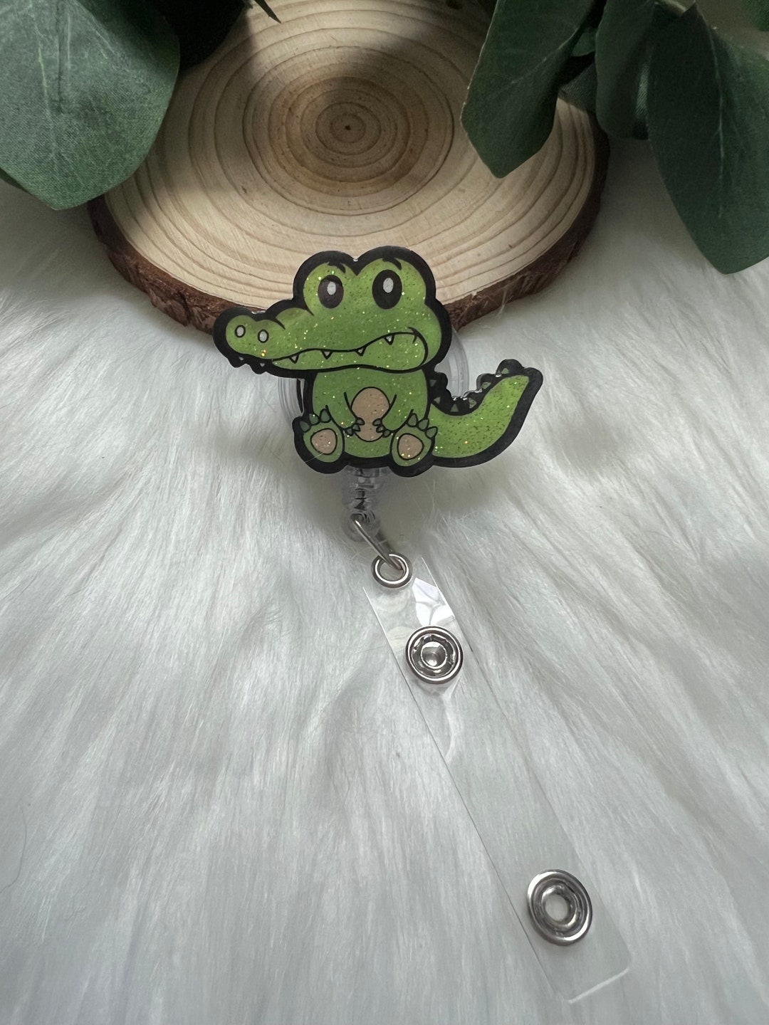 Alligator Badge Reelbaby Monkey Badge Reel-baby Animal Badge Reel-dog ...