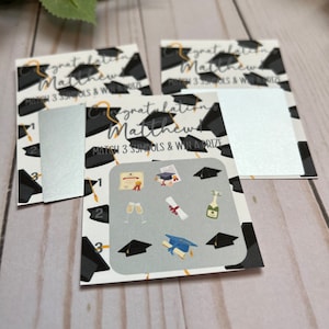 Graduation Party Scratch Game--graduation Lottery Game-grad Party ...