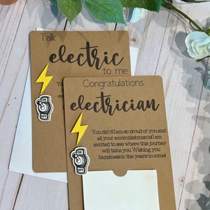 Electrician Trade School Graduation Card--electrician Gifts-electrician ...