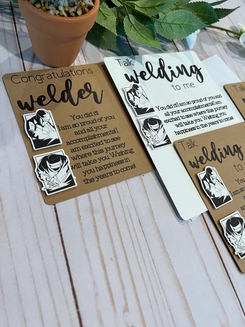 Welder Trade School Graduation Cardwelder Gifts-welder - Etsy