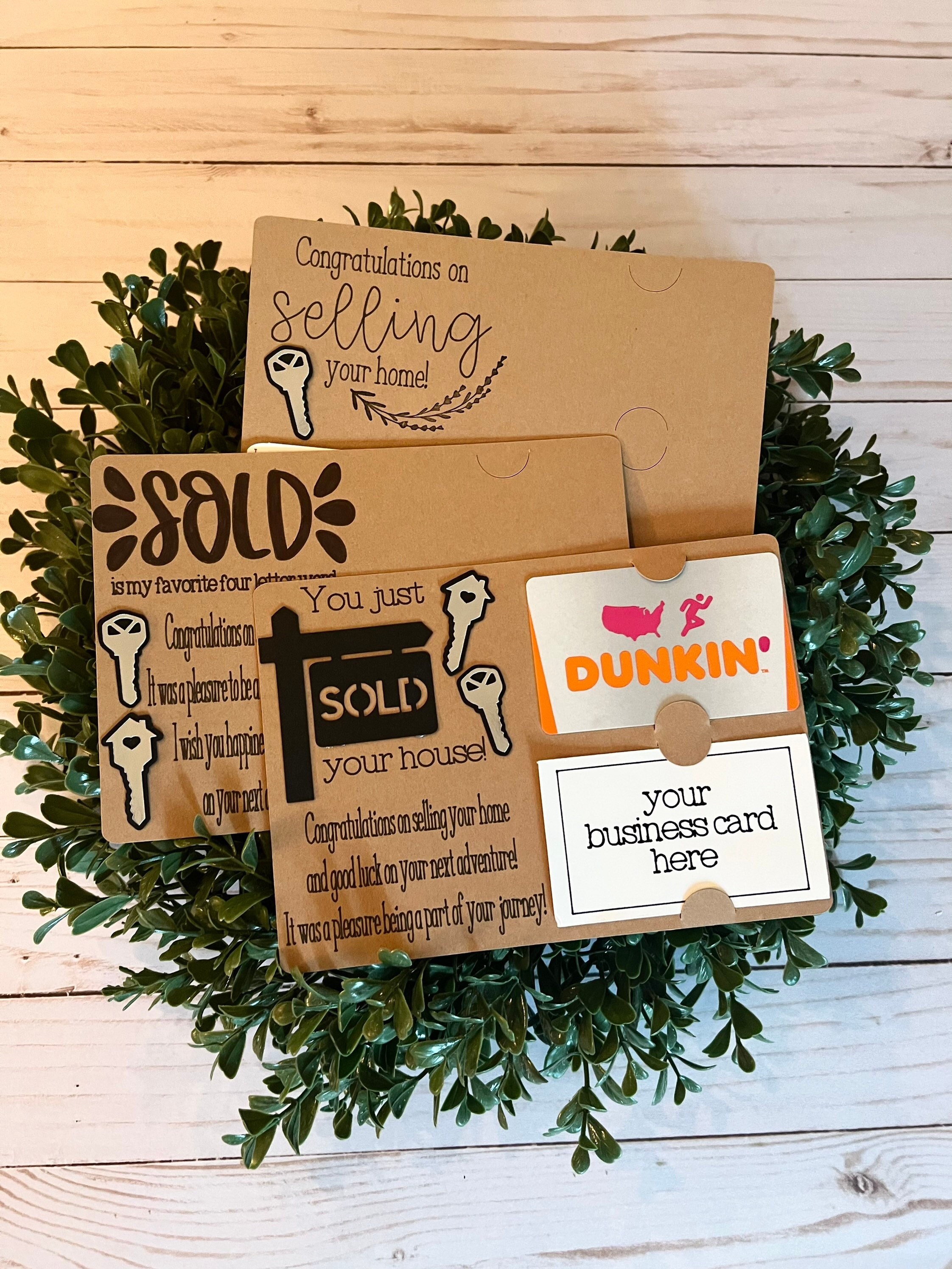 Sold Your Home 12 Card Assortment Realtor Card - Etsy