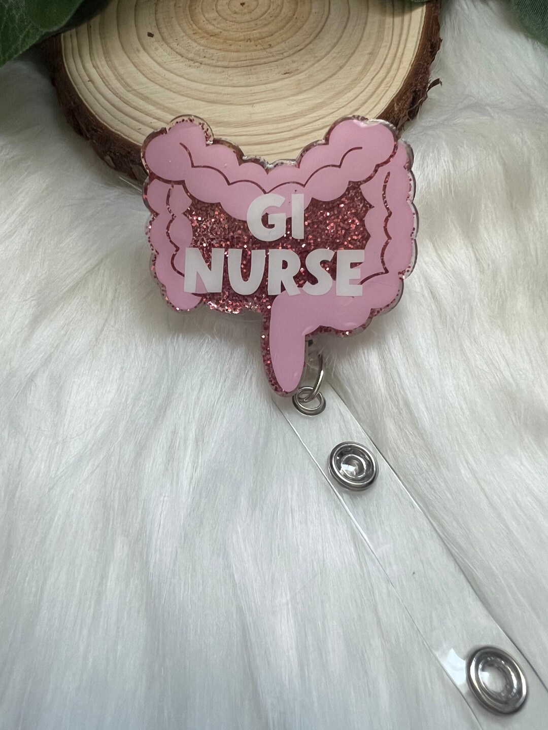 GI Nurse Badge Reel--medical Badge Reel-nursing Appreciation Gift ...