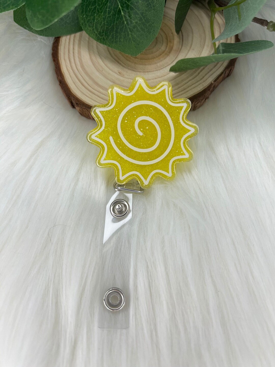 Summer Sunshine Badge Reel--swirl Sun Badge Reel-summer Badge Reel ...